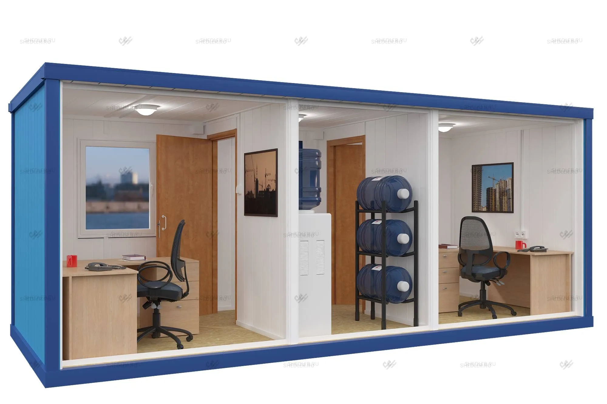 Купить блок контейнер БК-04 СП | SHEDLER